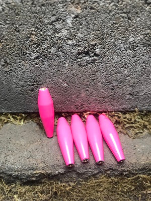 #6 JETTY BOMB TORPEDO BODY FLO PINK – R & B Lures