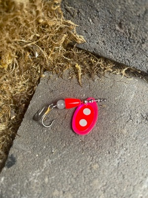 R&B Ultra Light French Candy Pink & Flo Red and Glow – R & B Lures