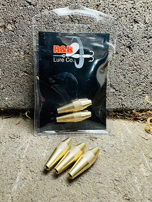 UV POLISHED BRASS R&B TORPEDO SPINNER BODIES – R & B Lures