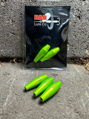 CANDY LIME R&B TORPEDO SPINNER BODIES – R & B Lures