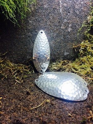 R&B Wiggle Spoons Polished Genuine Silver – R & B Lures
